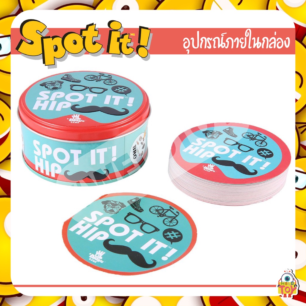 Dobble Spot It Card เกมของเล่น เกมจับคู่ภาพ เกมการ์ด บอร์ดเกม - kastywu ...