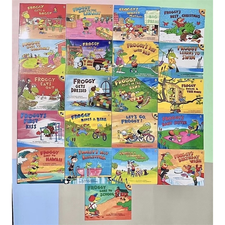 Frog Froggy Collection 1-21 Book Set - English Story Book - kidsbookcm ...