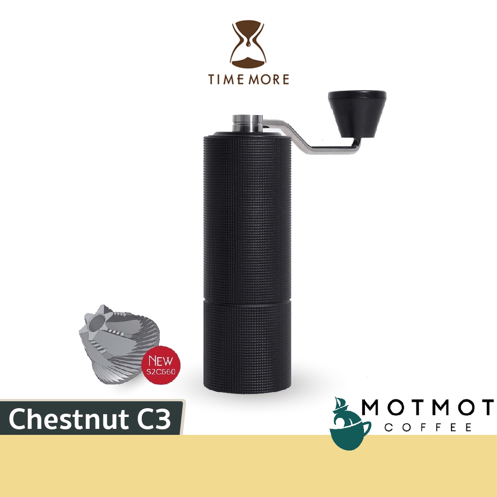 ประกัน 1ปี TIMEMORE Chestnut C3 SILVER Coffee Grinder เครื่องบดกาแฟมือหมุน C3 - timorestore ...
