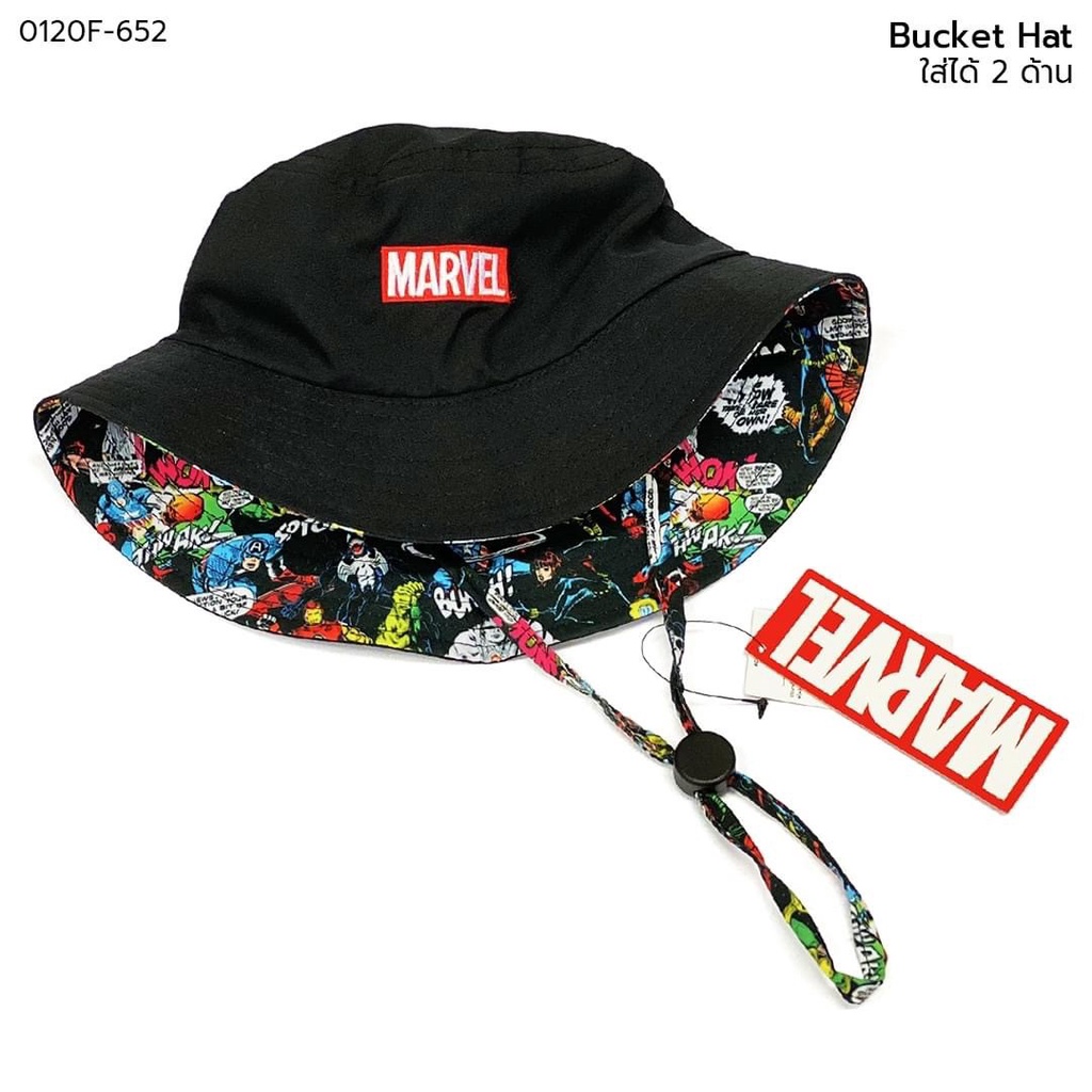 หมวกบักเก็ตมาร์เวล MARVEL-Bucket Hat (กลับใส่ได้ทั้งสองด้าน ...