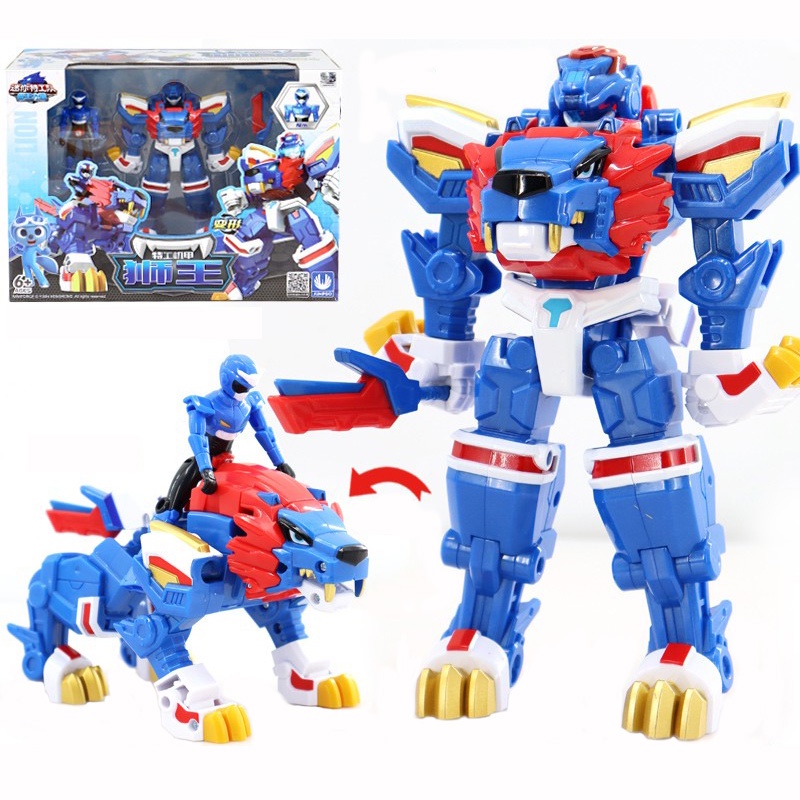 Mini Force Wild Power Transformation Robot Lion/Elephant/Crocodile Toys ...