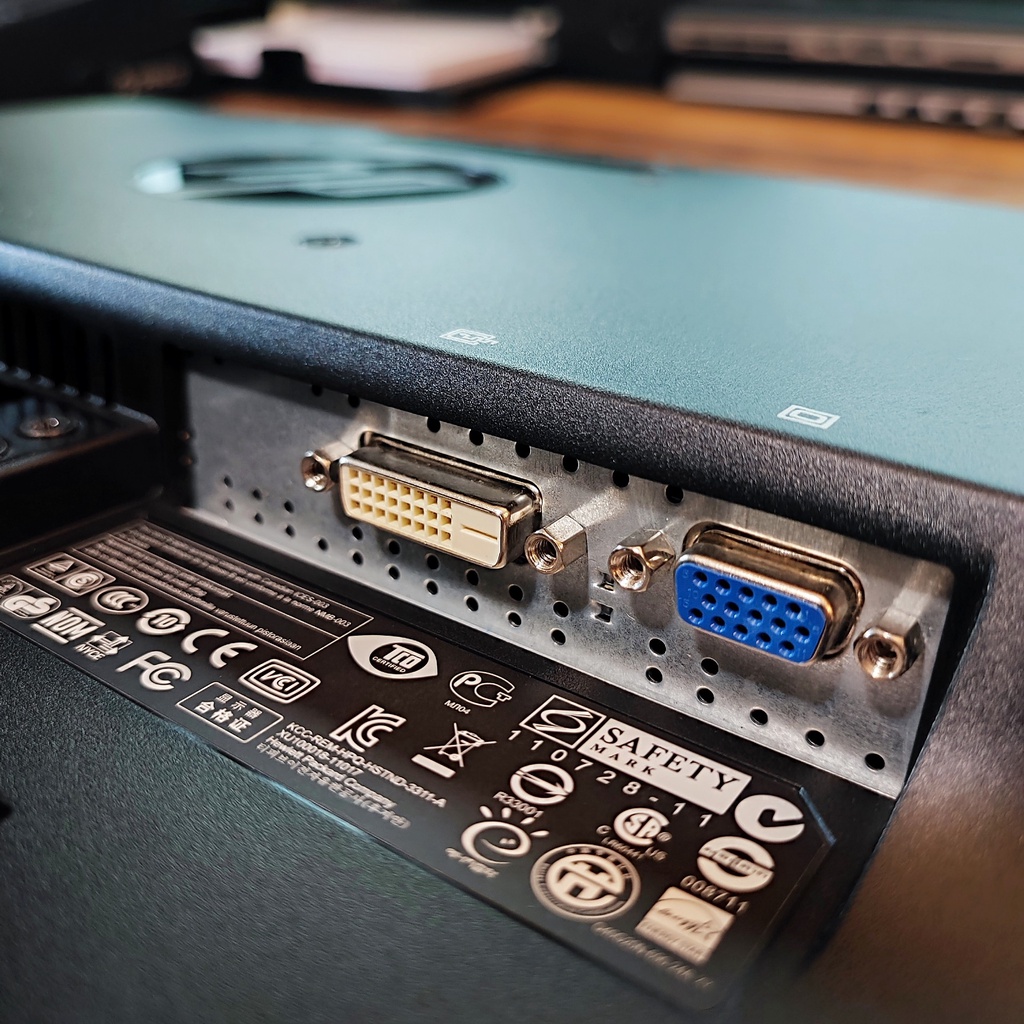 จอคอมพิวเตอร์ LCD TFT 20” HP LE2002x ขนาด 20 นิ้ว WideScreen จอคอมมือ ...