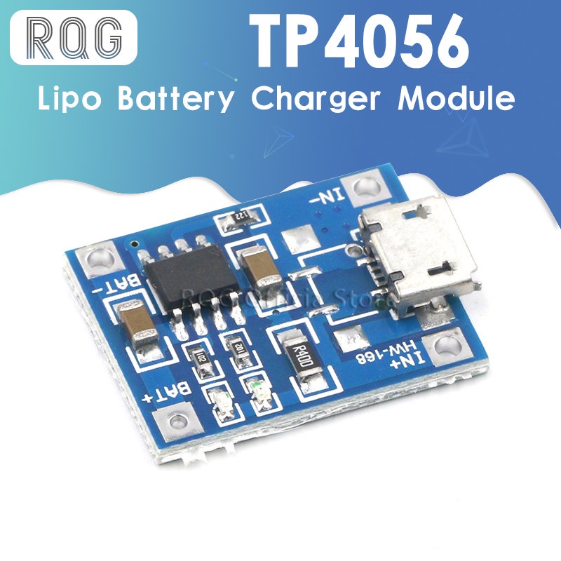 10pcs Tp4056 1a Lipo Battery Charging Board Charger Module Lithium Diy ...