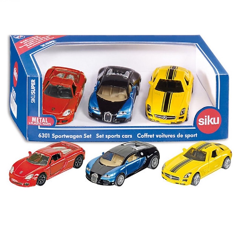 SIKU Car with Motorboat โมเดลรถสะสม ซิกุโมเดล รถยนต์พ่วงเรือ รหัส ...