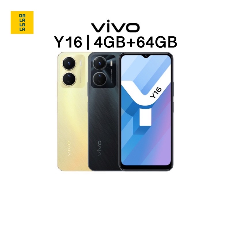 vivo Y16 [4+64GB] จอ6.51” แบต5,000mAh เครื่องศูนย์แท้ รับประกันศูนย์ 1 ปี | Shopee Thailand