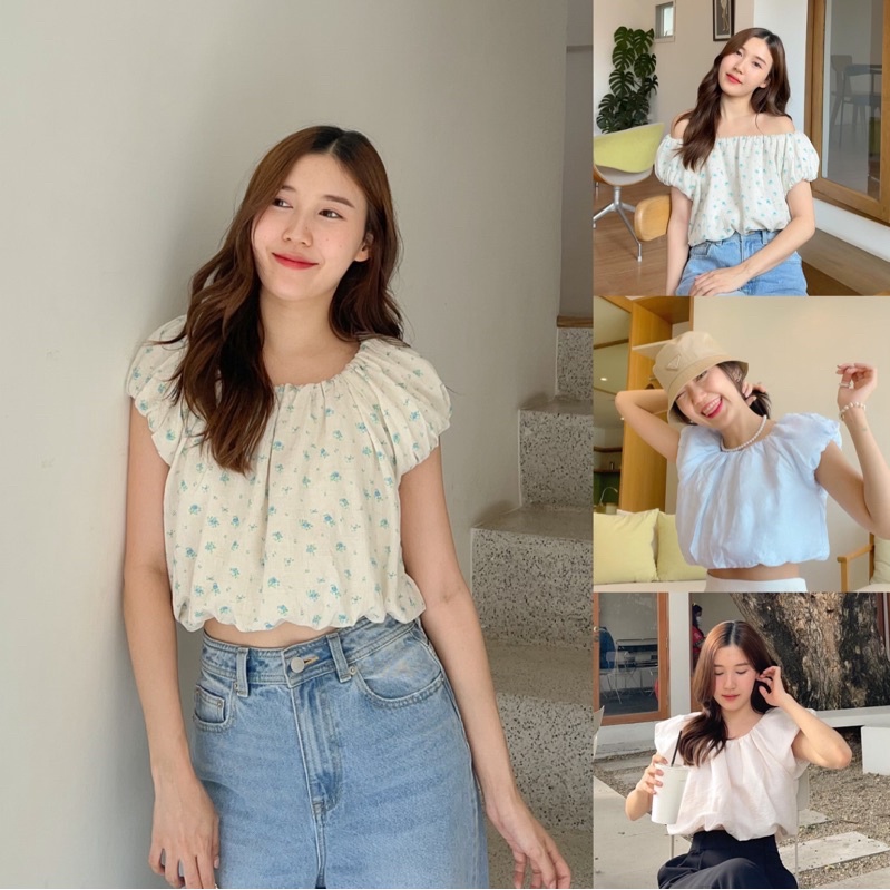 LaLa Top พร้อมส่ง เสื้อทรงบอลลูน - lilglory - ThaiPick