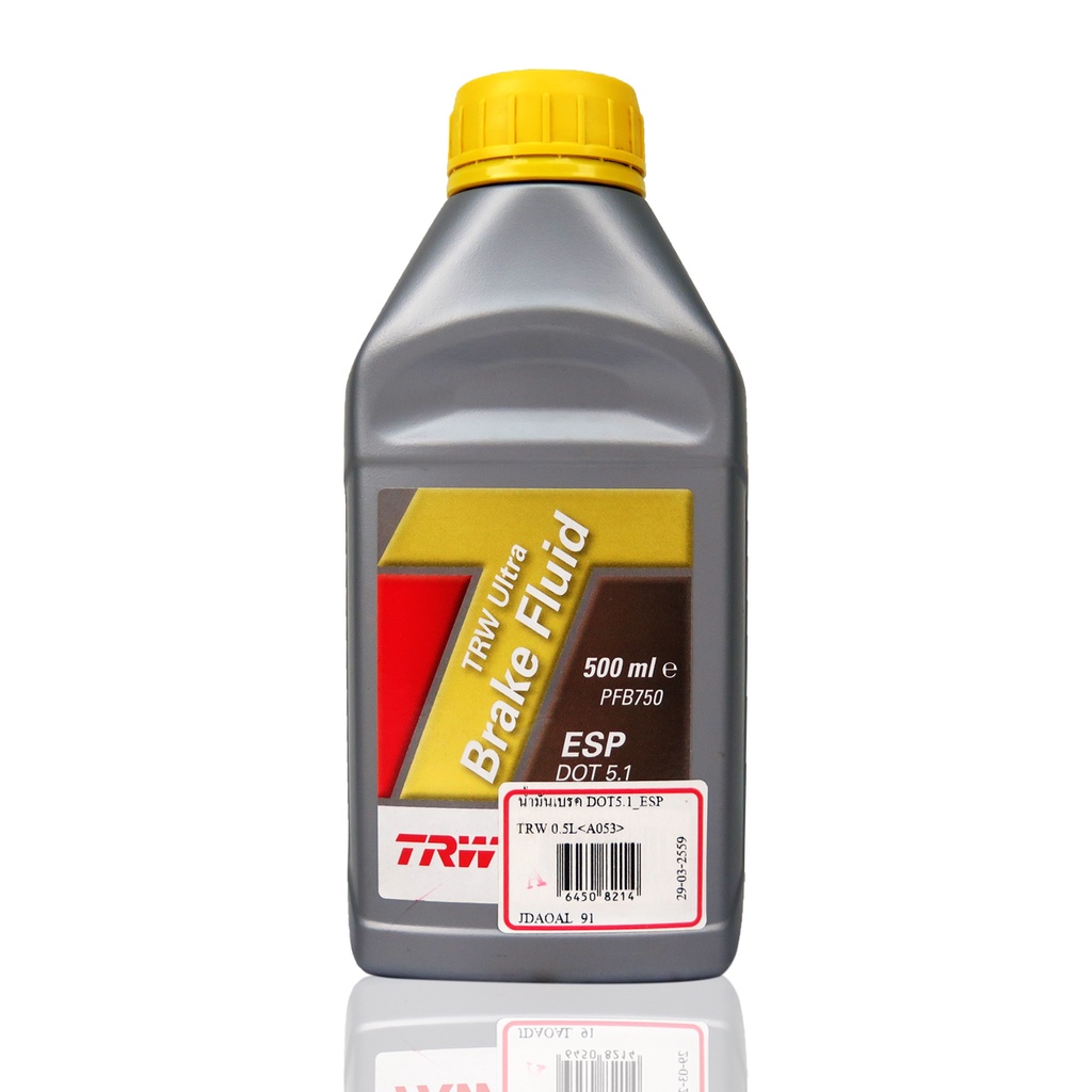 น้ำมันเบรค TRW DOT 5.1 ESP 0.5L (PFB750) [64508214] (1กระป๋อง) | Shopee ...