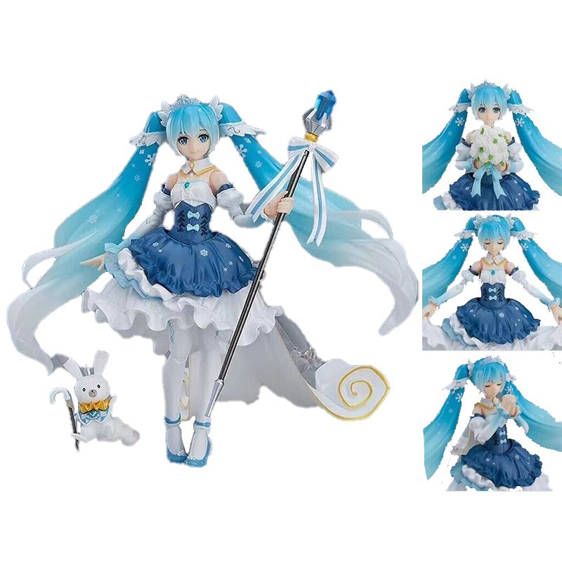 Anime Hatsune Miku Virtual Singer 10th Anniversary Snow Hatsune Movable ...