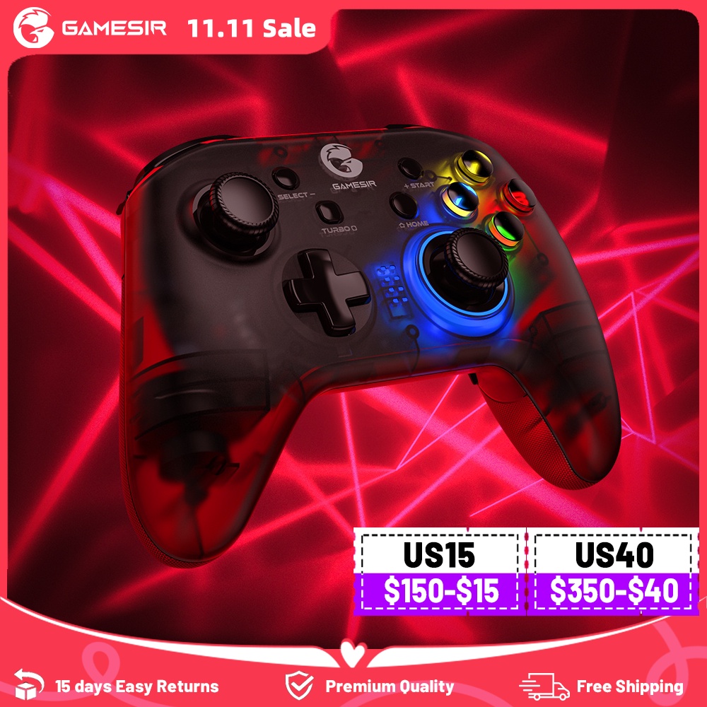 GameSir T4 Pro Bluetooth Wireless Game Controller Dual Switch Gamepad ...