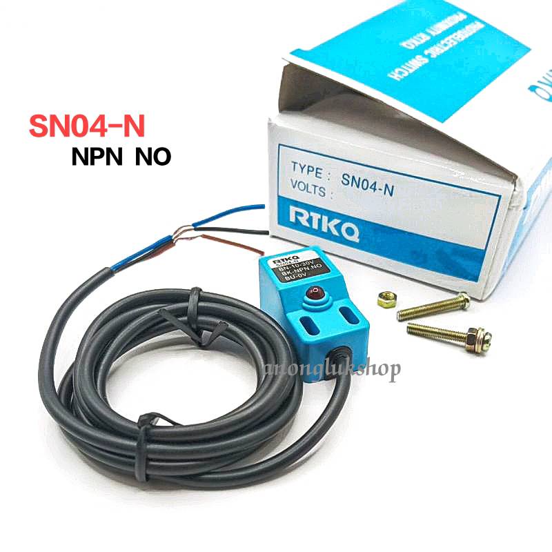 SN04-N SN04N เซ็นเซอร์จับโลหะ Proximity Sensor 3สาย(10-30V) NPN NO ระยะ ...