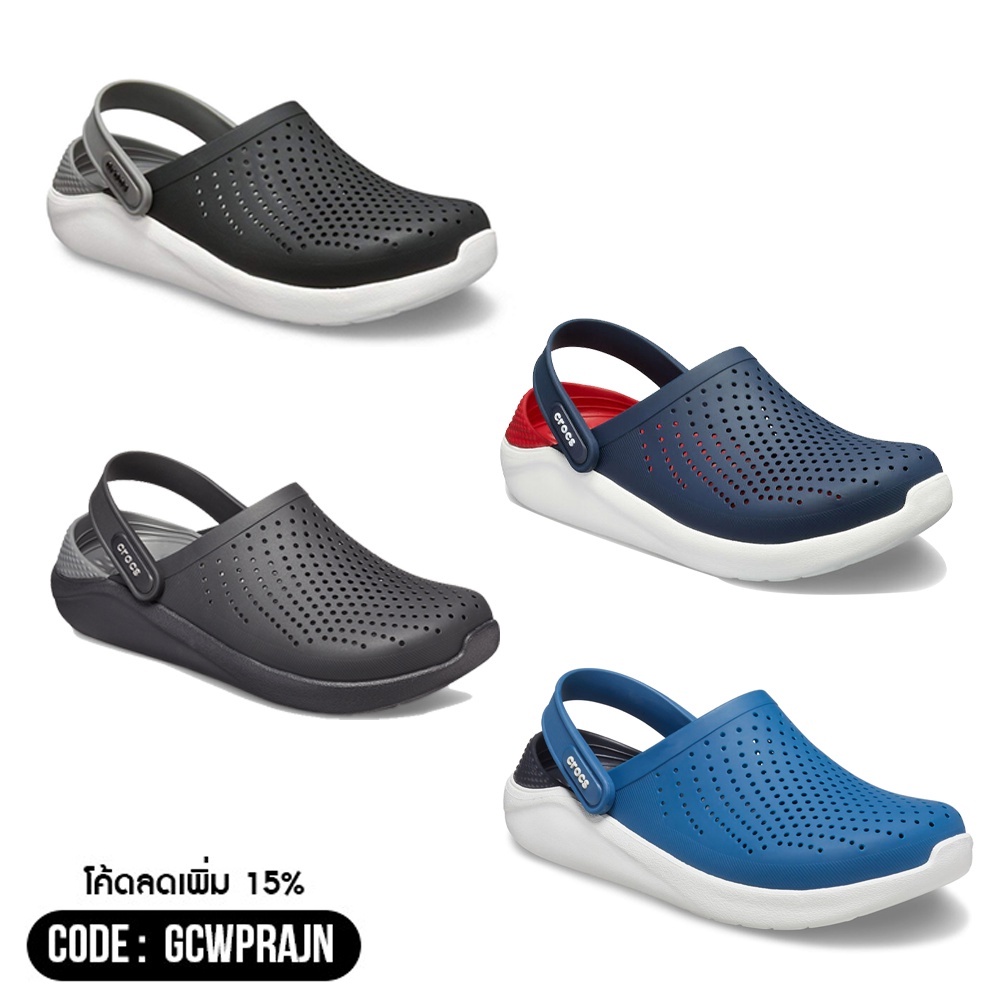 Crocs Collection รองเท้าแตะ รองเท้าแบบสวม CR UX Literide360 206708-0DD ...