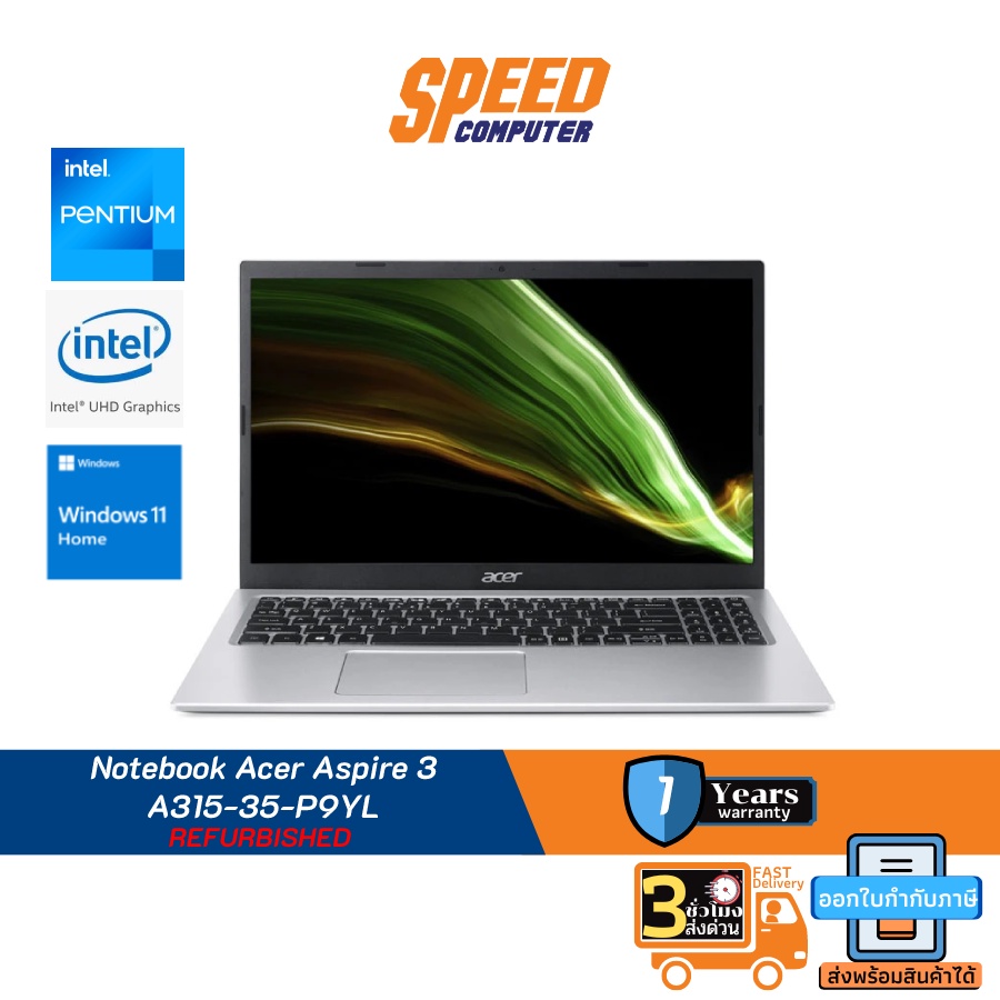 [ REFURBISHED ] Notebook Acer Aspire 3 A315-35-P9YL Intel Pentium ...