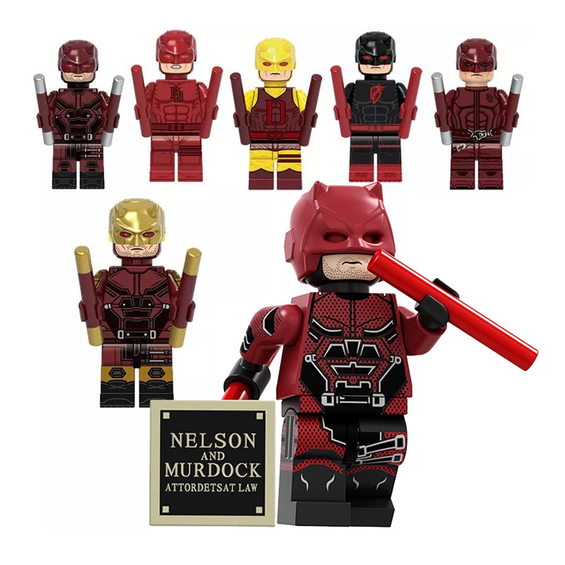 ตุ๊กตา ฟิกเกอร์ Murdock Daredevil Flying Blind ขนาดมินิ ของเล่นสําหรับ ...