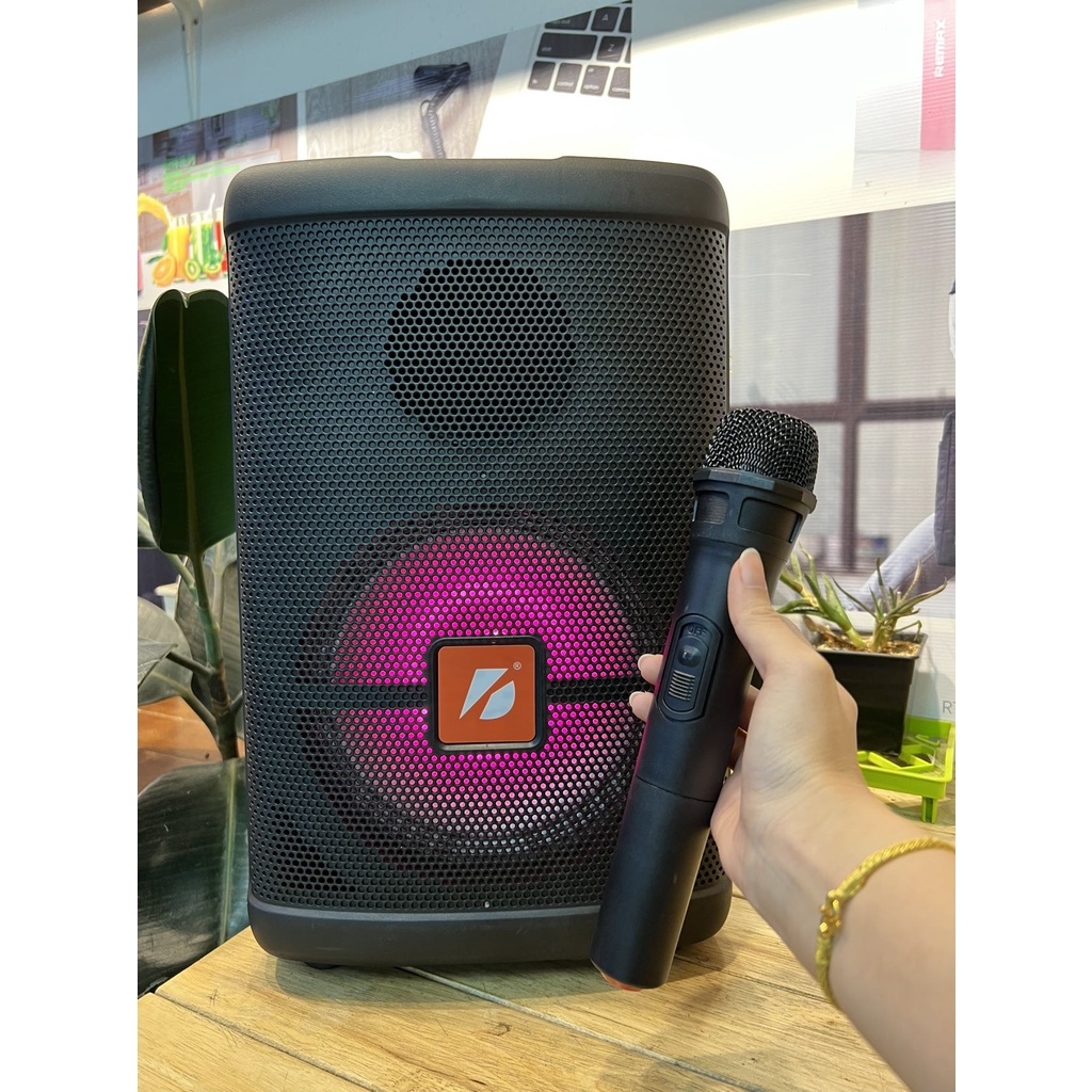 ลำโพงบลูทูธ KTS-1279 ดอก8นิ้ว ลำโพงคาราโอเกะ แถมรีโมทและไมค์ลอย แบตใน ...
