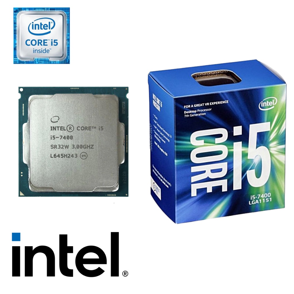 CPU Intel Core I5 7400 4Core 4Tread BestClock 3.0Ghz Tuebo 3.5Ghz มี ...