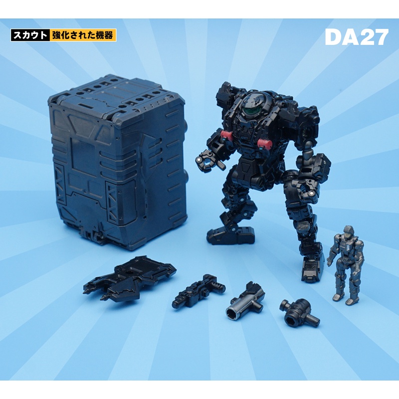 MFT DA27 DA-27 Transformation Diaclone Powered-suit Power Suit Black ...
