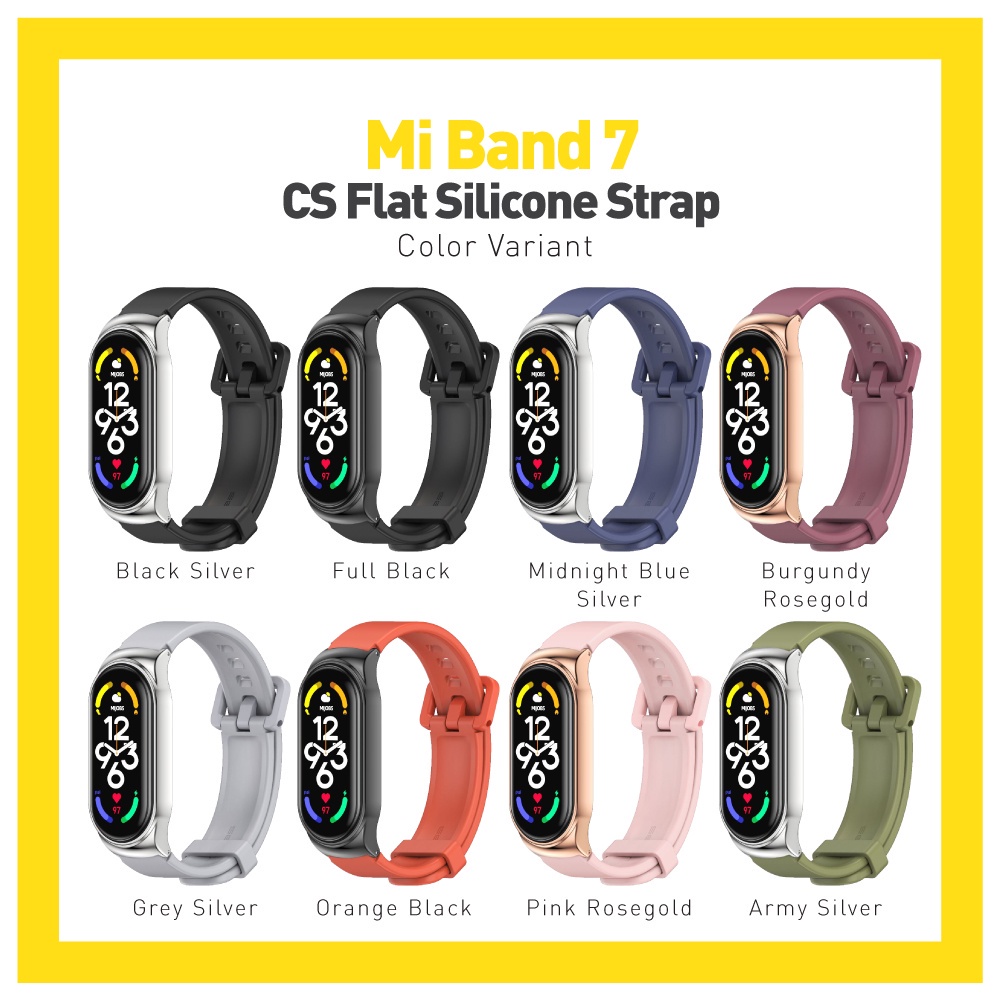 Mijobs CS สายรัดซิลิโคน รูแบน สําหรับ Xiaomi Mi Band 7s Miband สายรัด ...