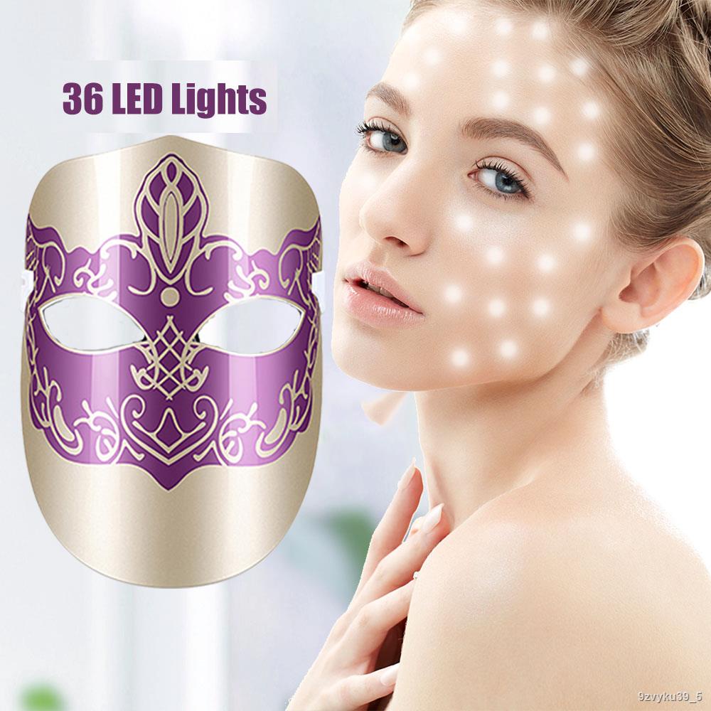 LED Light Beauty Face Mask Instrument Luminotherapie Facial SPA Photon ...