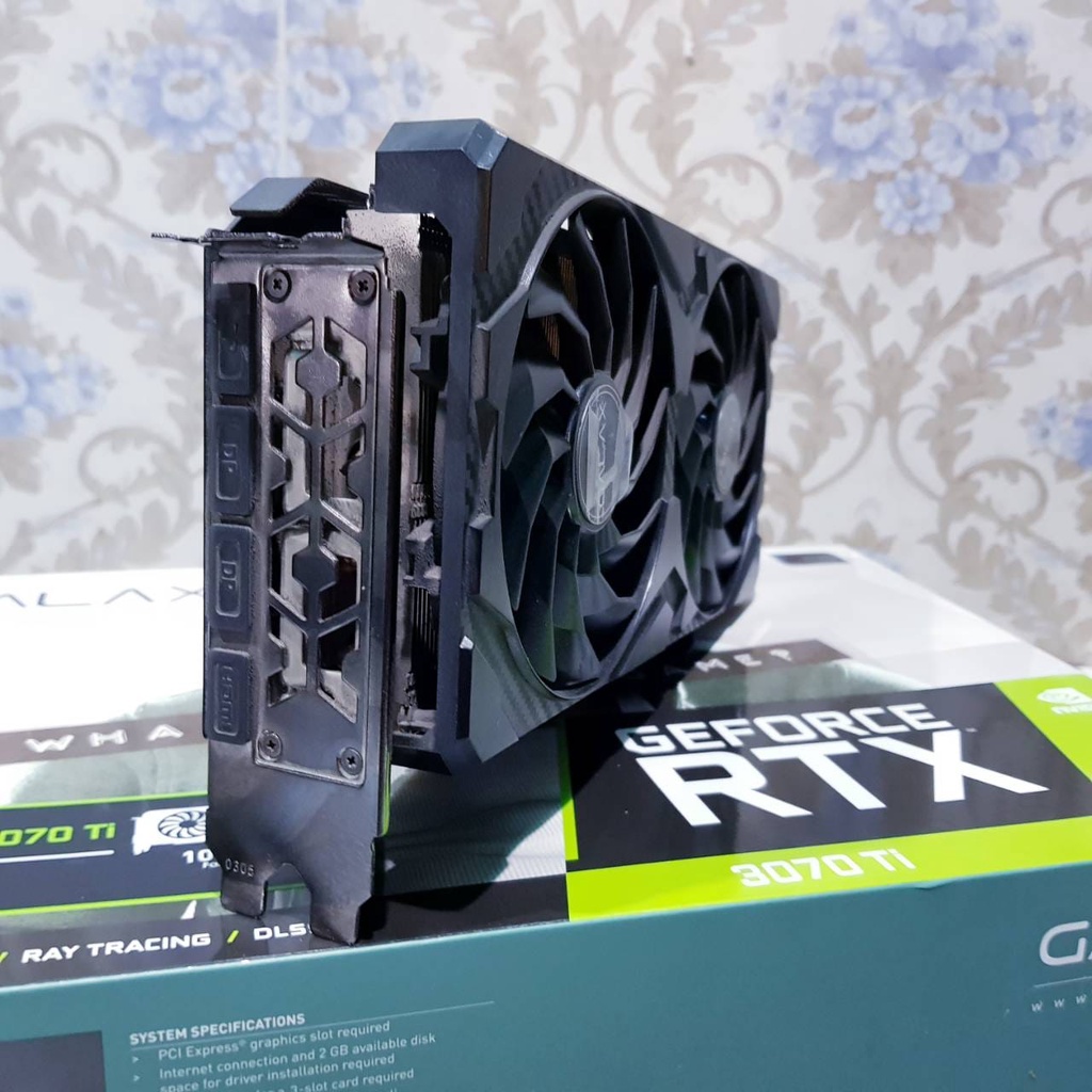 การ์ดจอ GALAX VGA RTX 3070 Ti (1-Click OC) 8GB GDDR6X 256-bit ประกัน 2 ...