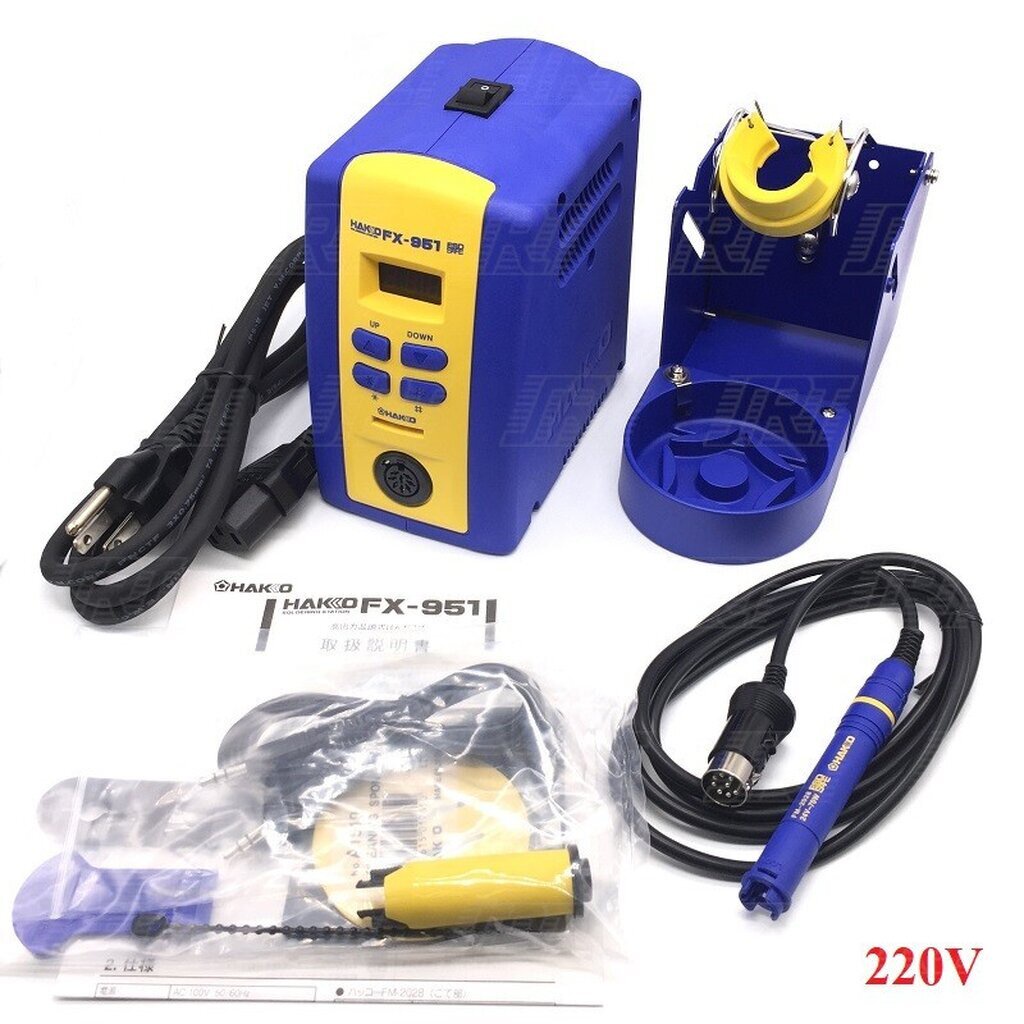 เครื่องควบคุมอุณหภูมิหัวแร้งบัดกรี FX951 HFX951-55 HAKKO แบบกดปุ่มปรับ ...