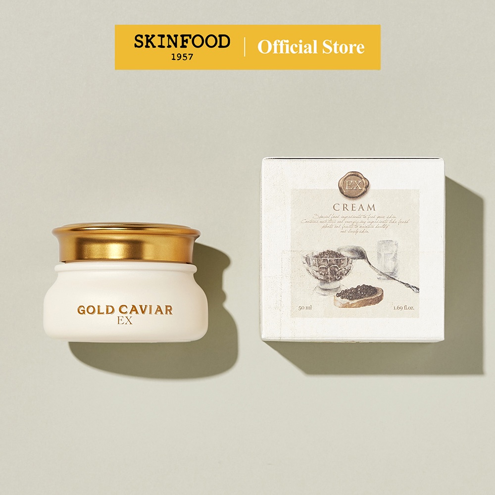 SKINFOOD Gold Caviar EX Lifting Moisturizing Cream 50ml Gold with ...