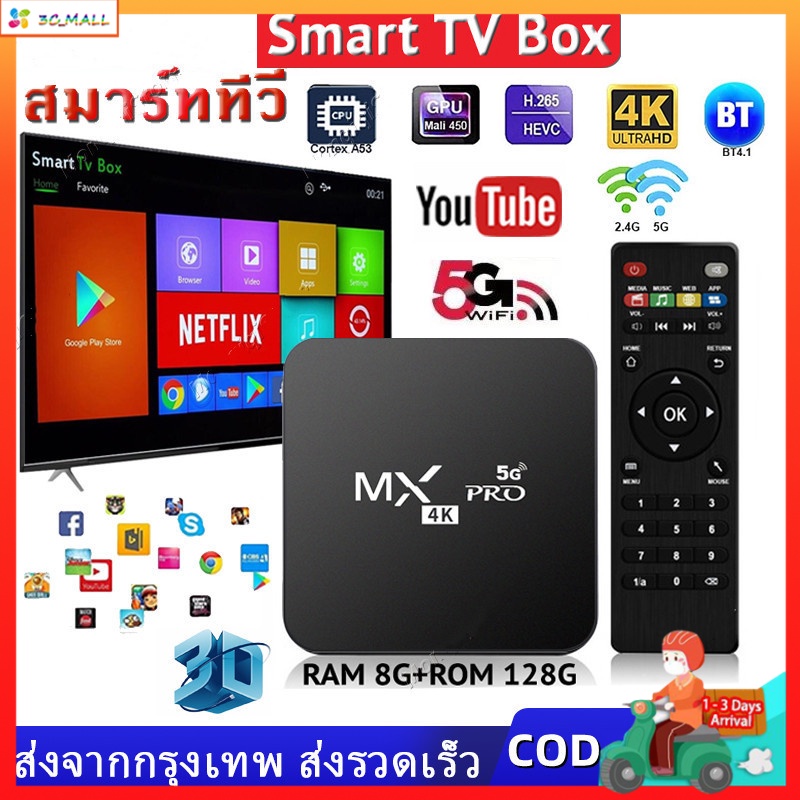 ใหม่สุด MXQ PRO Android 10 4KHD ดิจิตอลTV BOX กล่อ กล่องแอนดรอยbox ...