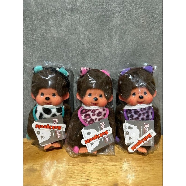 Sekiguchi Monchhichi Cat Ear S Size MCC Plush Green , Purple ,Pink ...