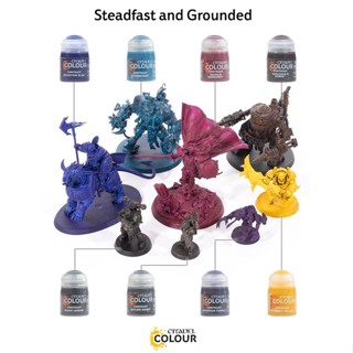 CITADEL COLOR (CONTRAST) Darkoath Flesh, Apothecary White, Basilicanum ...