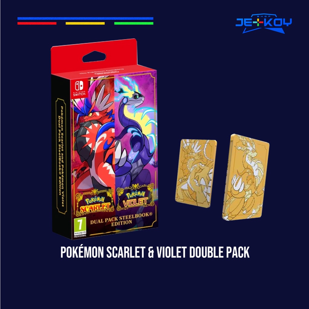 แผ่น Pokemon Scarlet Violet Double Pack Nintendo Switch (ENASIA) แถม ...