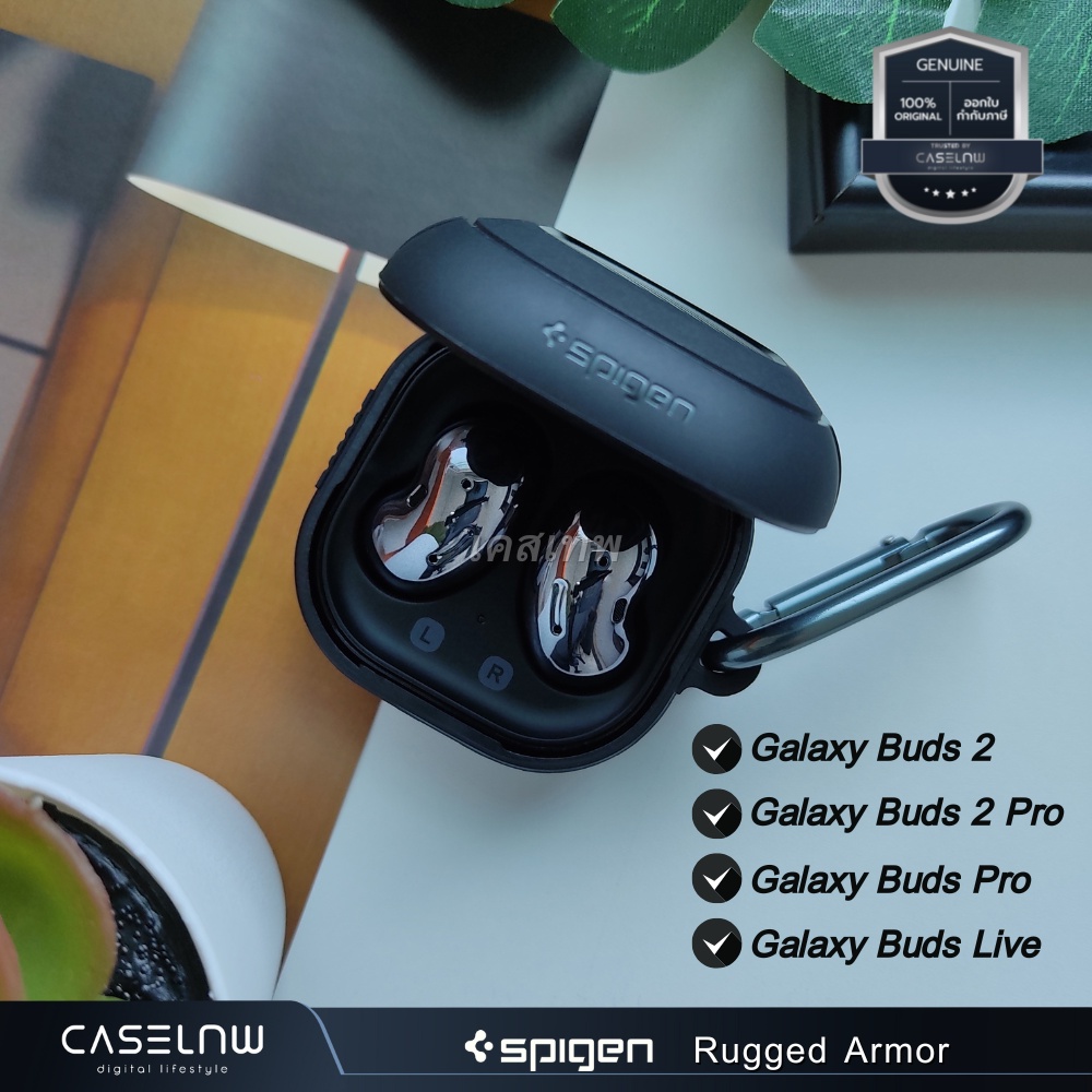 Galaxy Buds 2 Pro เคส Spigen Rugged Armor Galaxy Buds 2 Pro Galaxy Buds 2 Galaxy Buds Pro Galaxy ...