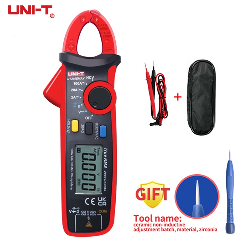 UNI-T UT204 Pro UT210E MAX Digital Current Clamp Meter Multimeter True RMS 400-600A Auto Range ...