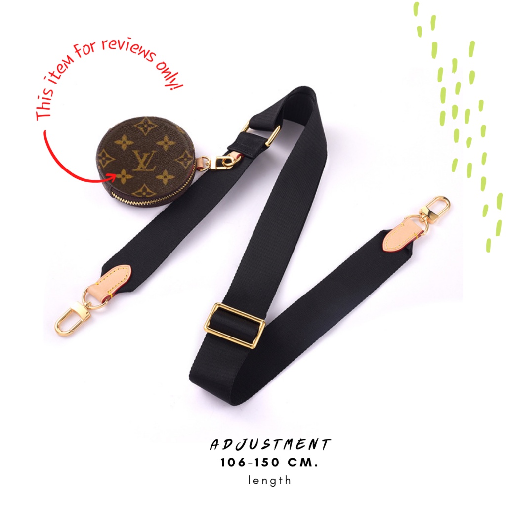 wbag สายกระเป๋า ผ้าไนล่อนหนังแท้ ปรับความยาวได้ อะไหล่ทอง - wbag.shop ...