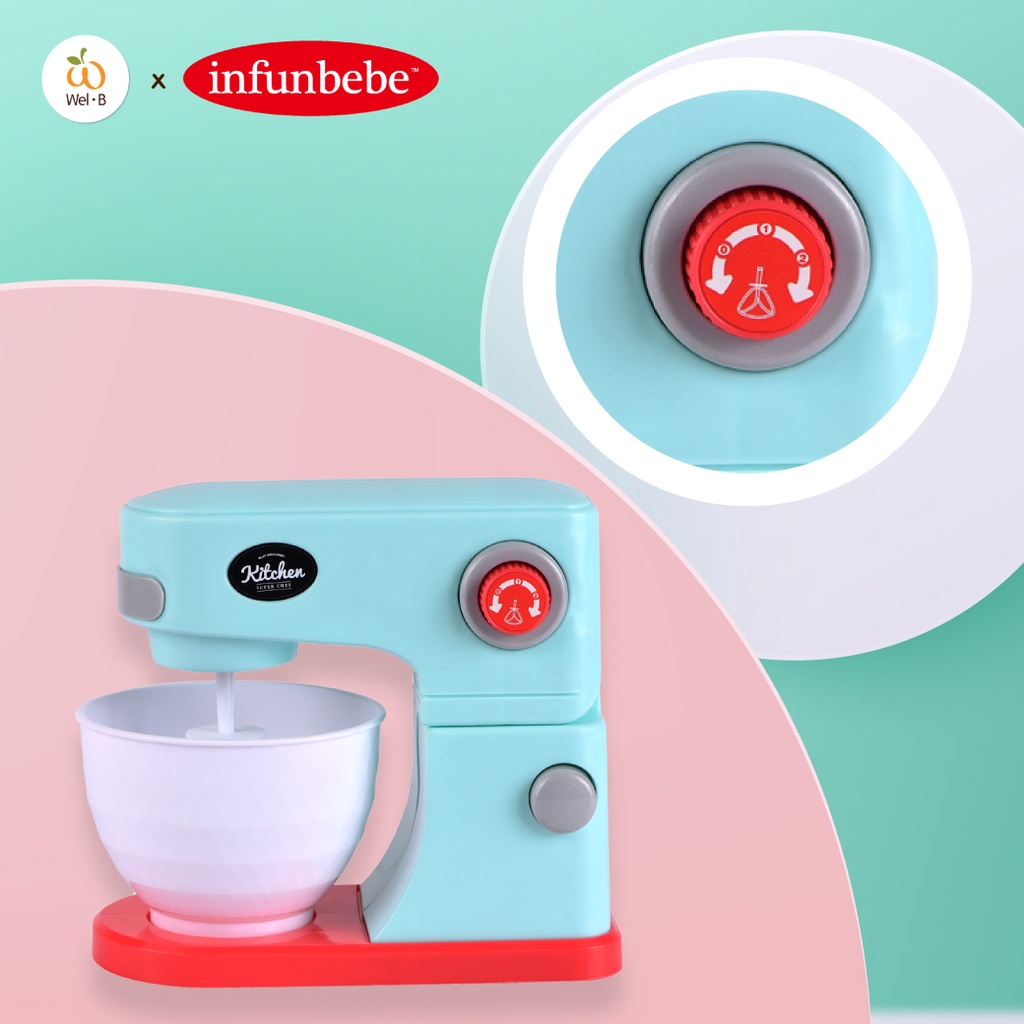 Wel-B x Infunbebe 1ST STAND MIXER (เครื่องผสมอาหารของเล่นเด็ก) - ของ ...
