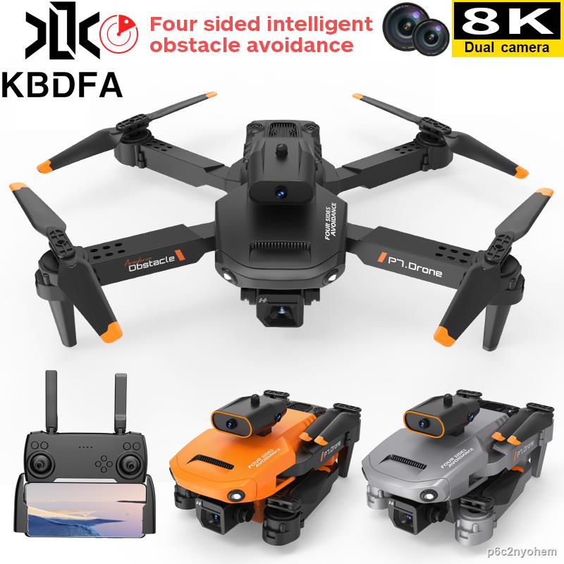 Kbdfa P7 Drone 8k Hd Wifi Fpv 360 Obstacle Avoidance Drones Aerial ...