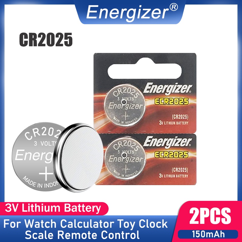2PCS al Energizer CR2025 CR 2025 3V Lithium Battery DL2025 BR2025 ...