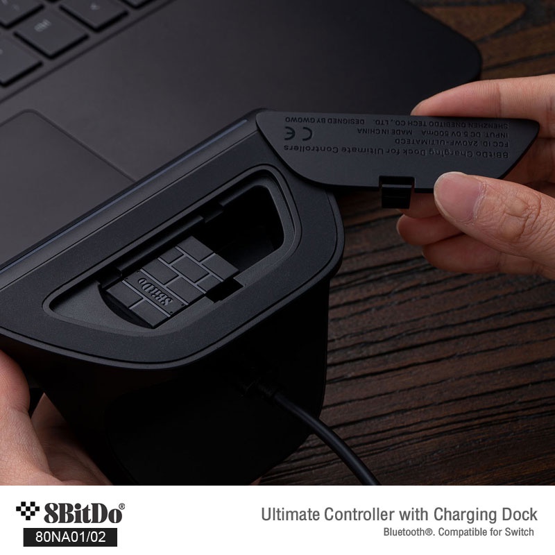 8Bitdo 80NA Ultimate Bluetooth 2.4g Controller with Charging Dock for ...