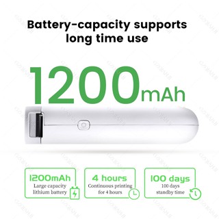 2022 Nimbot Label Maker D11 D110 with Thermal Label Paper Roll Mini ...