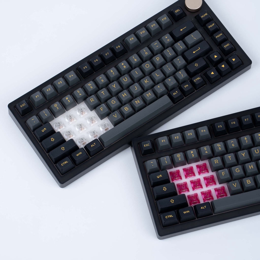 คีย์บอร์ด Akko PC75B Plus V2 BlackGold RGB Hotswap 2.4gHz Bluetooth ...