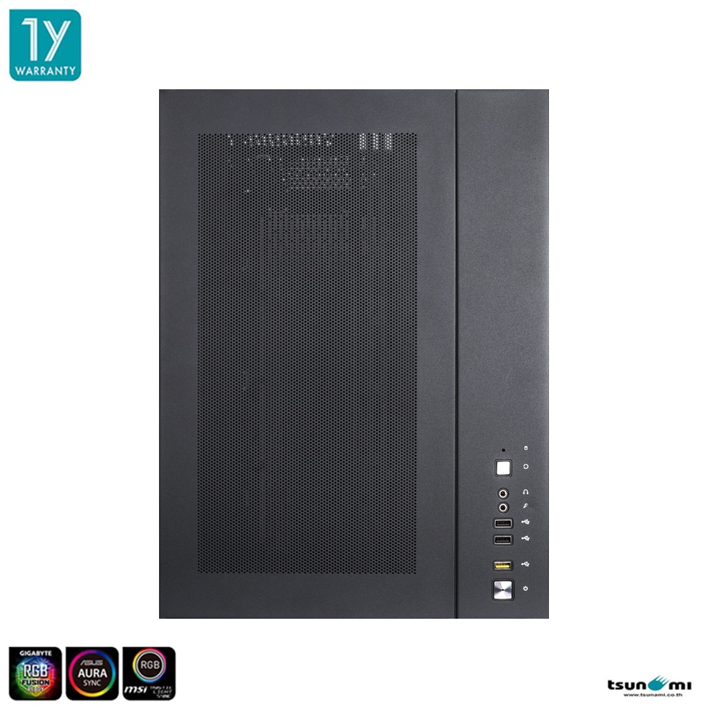 เคสคอมพิวเตอร์ Tsunami Vision IV Panorama ARGB Tempered Glass ATX ...