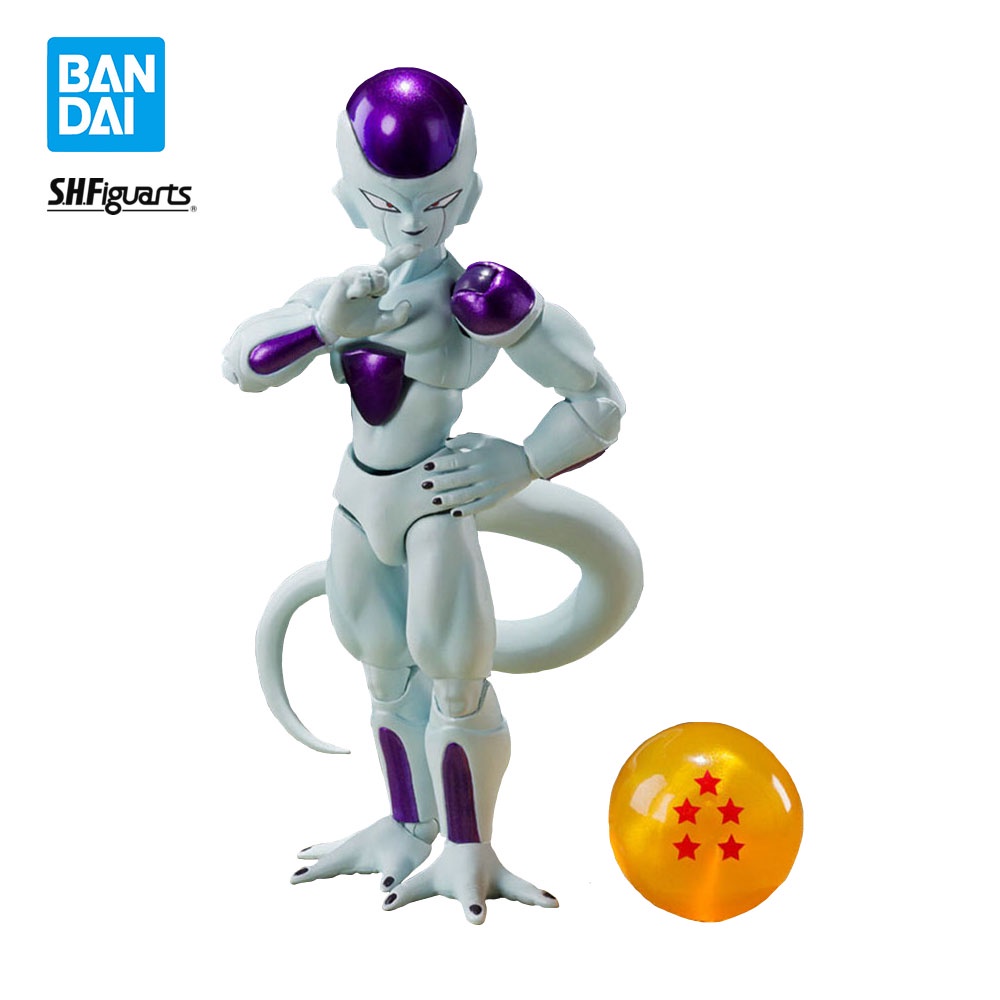 ANewest Bandai S.H.Figuarts Dragon Ball Z Frieza Fourth Form With the 4 ...