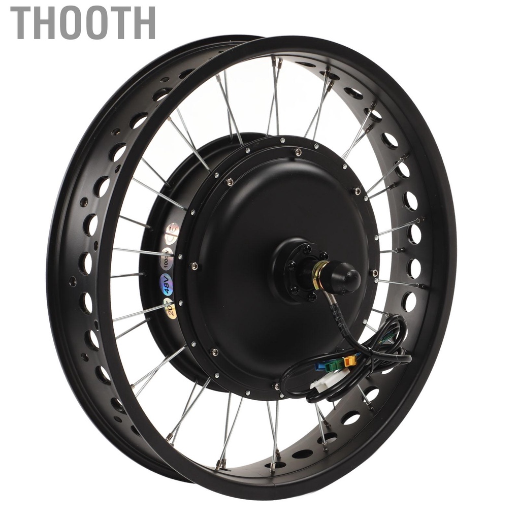 Thooth 48V 1000W 20 Inch Rear Wheel Hub Motor Cassette S866 Display Kit ...