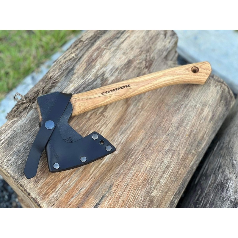 ขวาน Condor Scout Hatchet 1 LB WLeather Sheath - kungporly_08 - ThaiPick