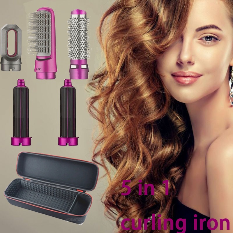 2022 Home 5 In 1 Hair Comb Electric Hair Negative Ion Air Detachable ...