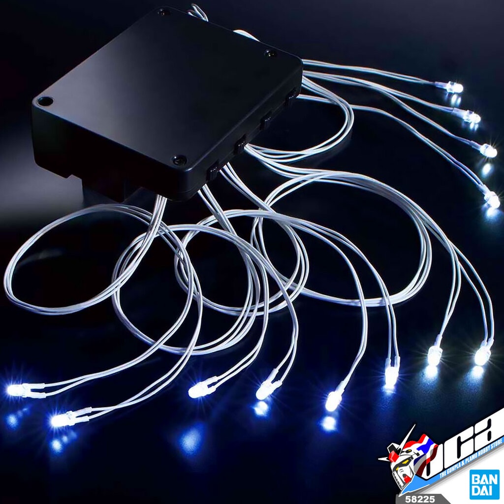 BANDAI LED UNIT (WHITE) 12 LIGHT ไฟ สำหรับ โมเดล กันดั้ม กันพลา VCA ...