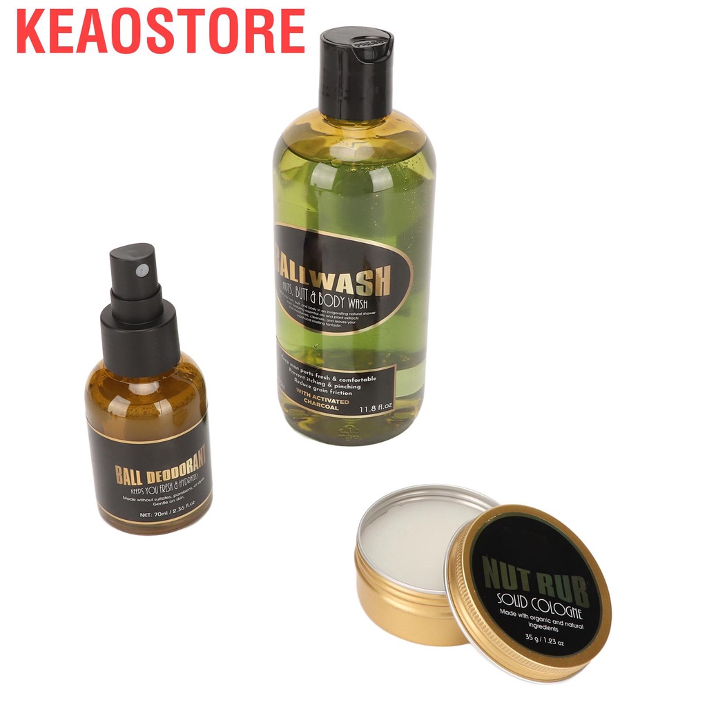 Keaostore Men Private Part Care Set Dense Foam Odor Removal Lasting ...