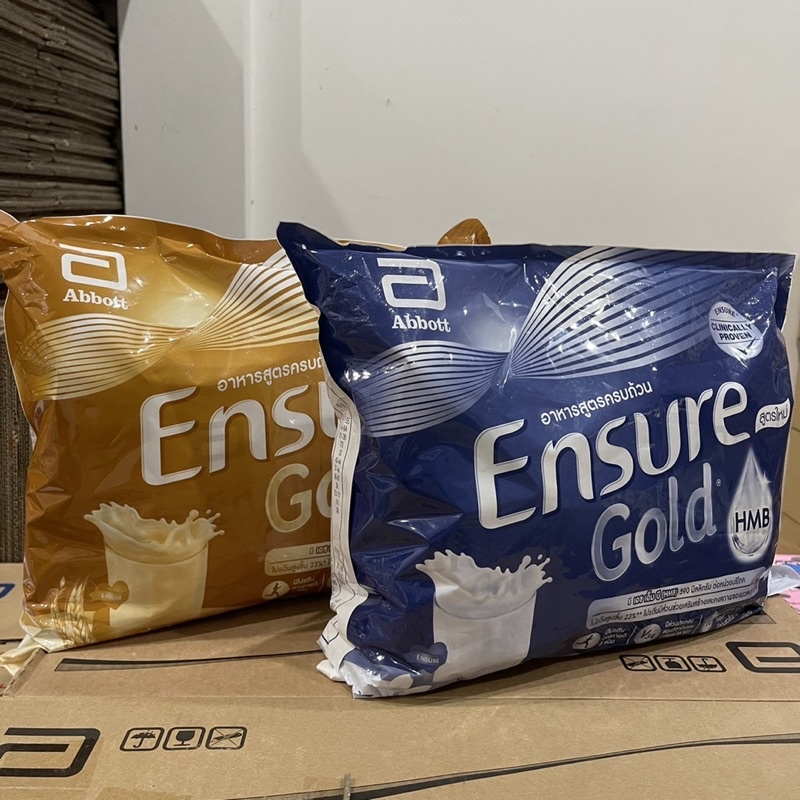 สูตรใหม่ Ensure Gold เอนชัวร์ โกลด์ แบบถุงเติม 2.4Kg (400 กรัม x6) Ensure Gold Vanilla Wheat ...