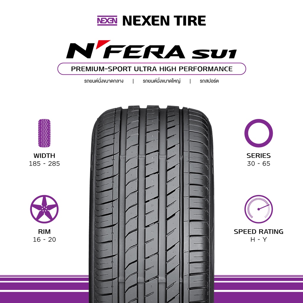 ติดตั้งฟรี 24545R20 NEXEN ยางรถยนต์ รุ่น NFERA SU1 (ยางขอบ 20) (สอบถาม ...