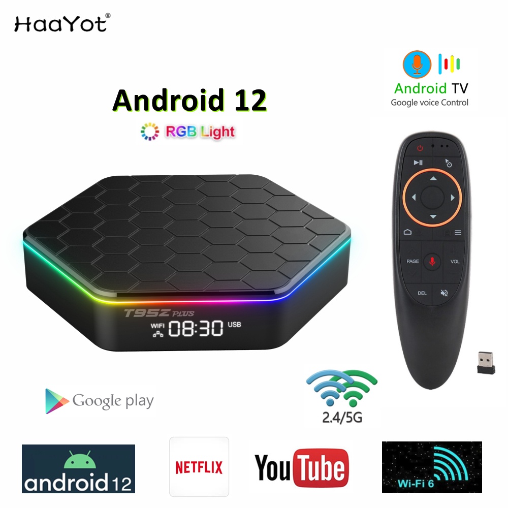 2022 Android 12 TV Box Wifi6 1080P H.265 4K 60fps 4G 32G Smart 6k Set ...