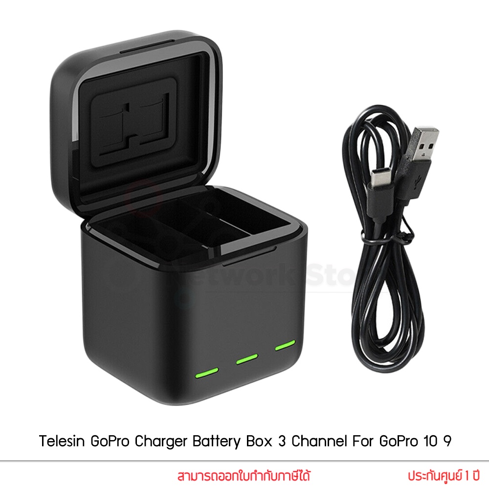 Telesin GoPro Rechargeable Enduro Battery for GoPro Hero 10 9 Charger ...