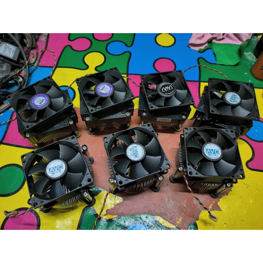 พัดลม ซิงค์ Sink CPU Intel 775 ตัวหนา/ตัวบาง เย็นเย็น รองรับ CPU Xenon ...